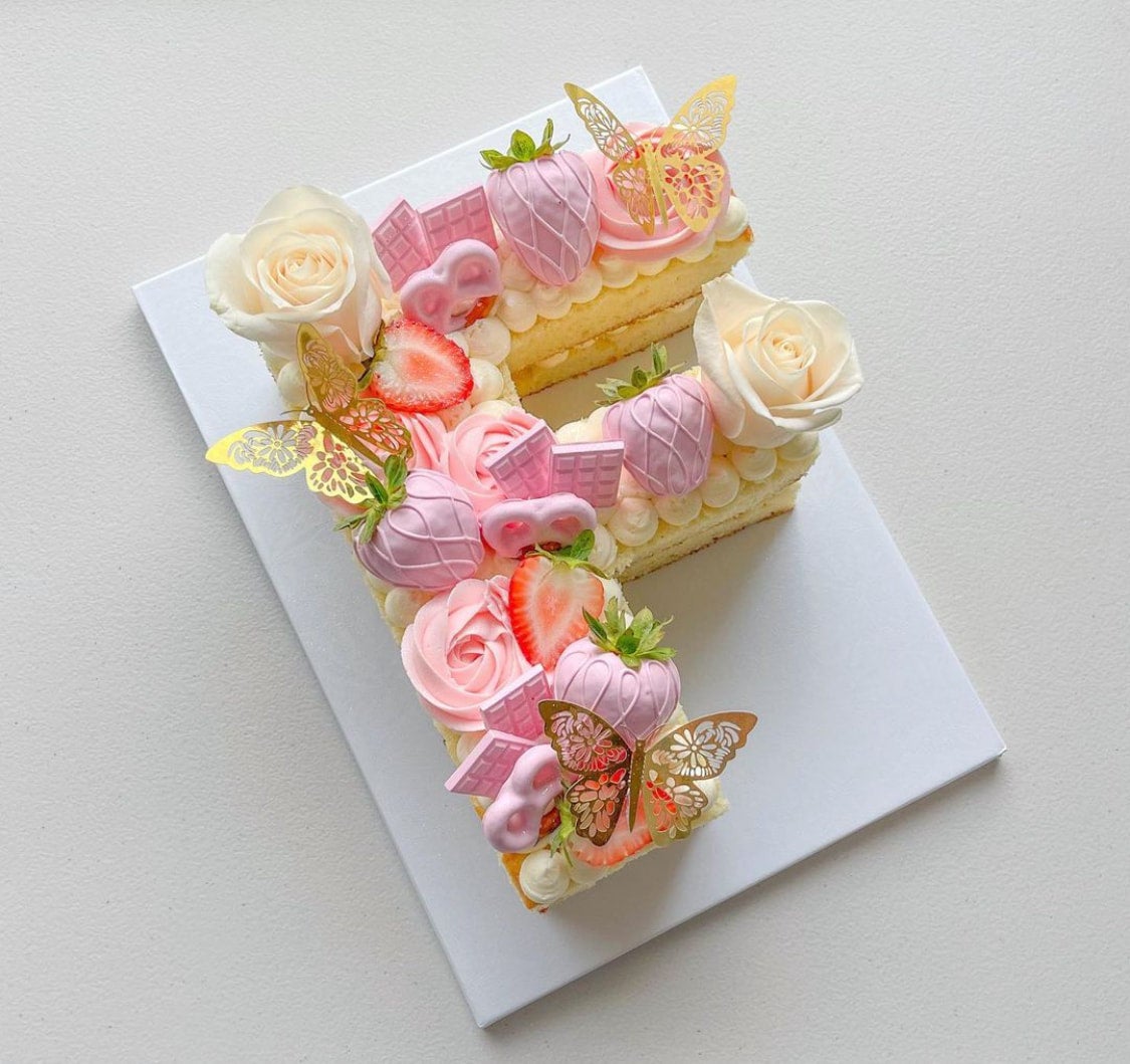 Single Letter/Number Cake | Bell’s Cake House