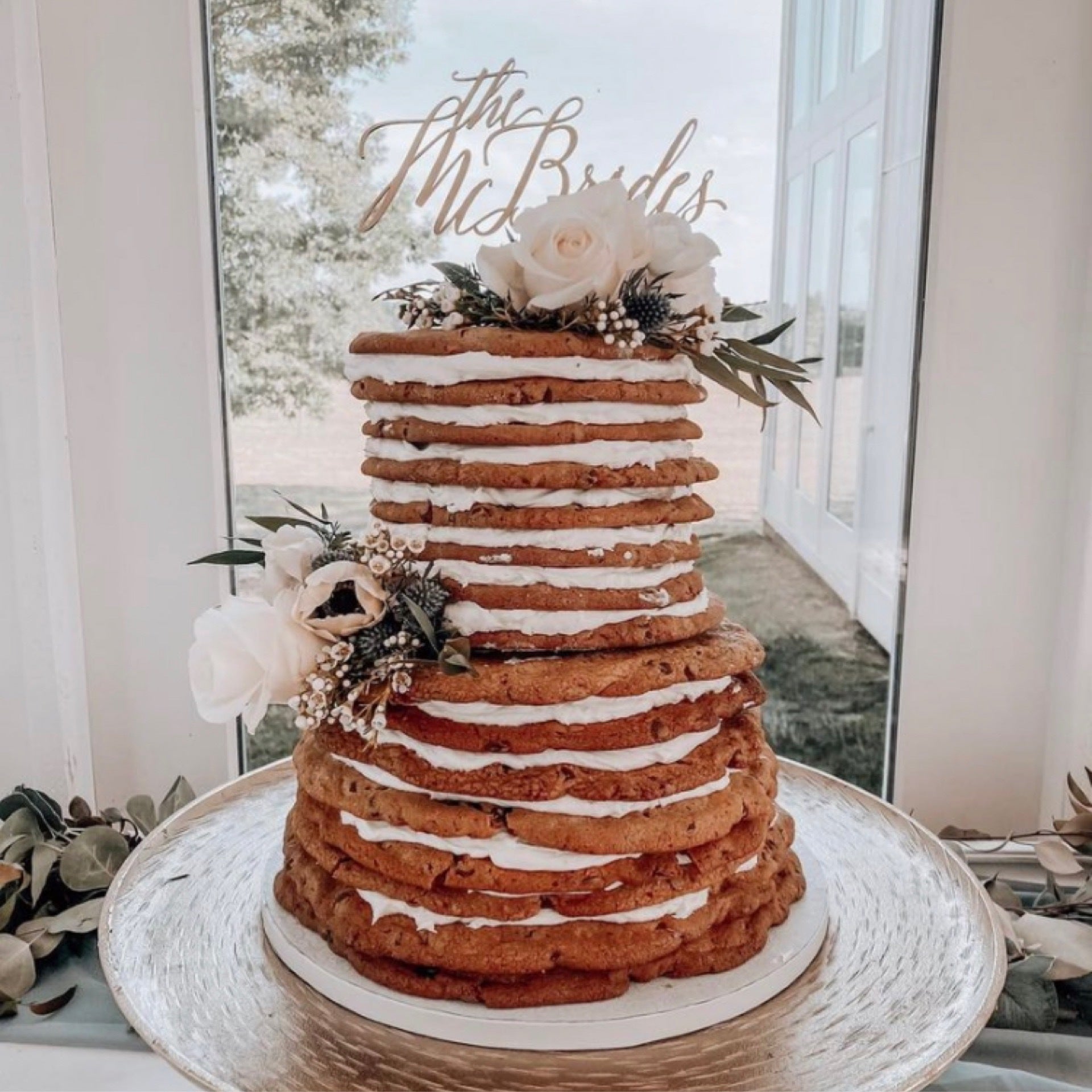Cookie wedding cake store